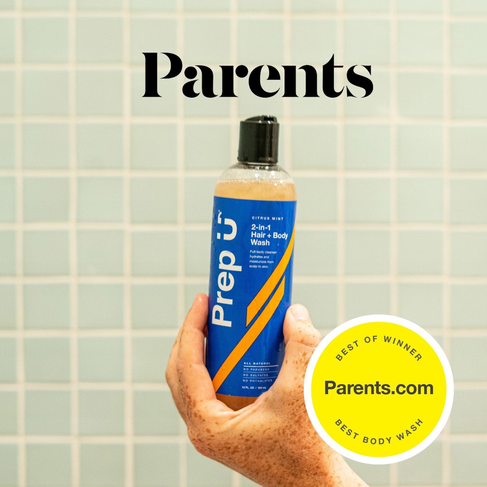 Hydrating 2-in-1 Hair + Body Wash - Prep U